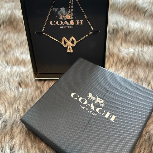 Coach | Jewelry | Coach Slider Bracelet Bow With Gold Tone New With ...